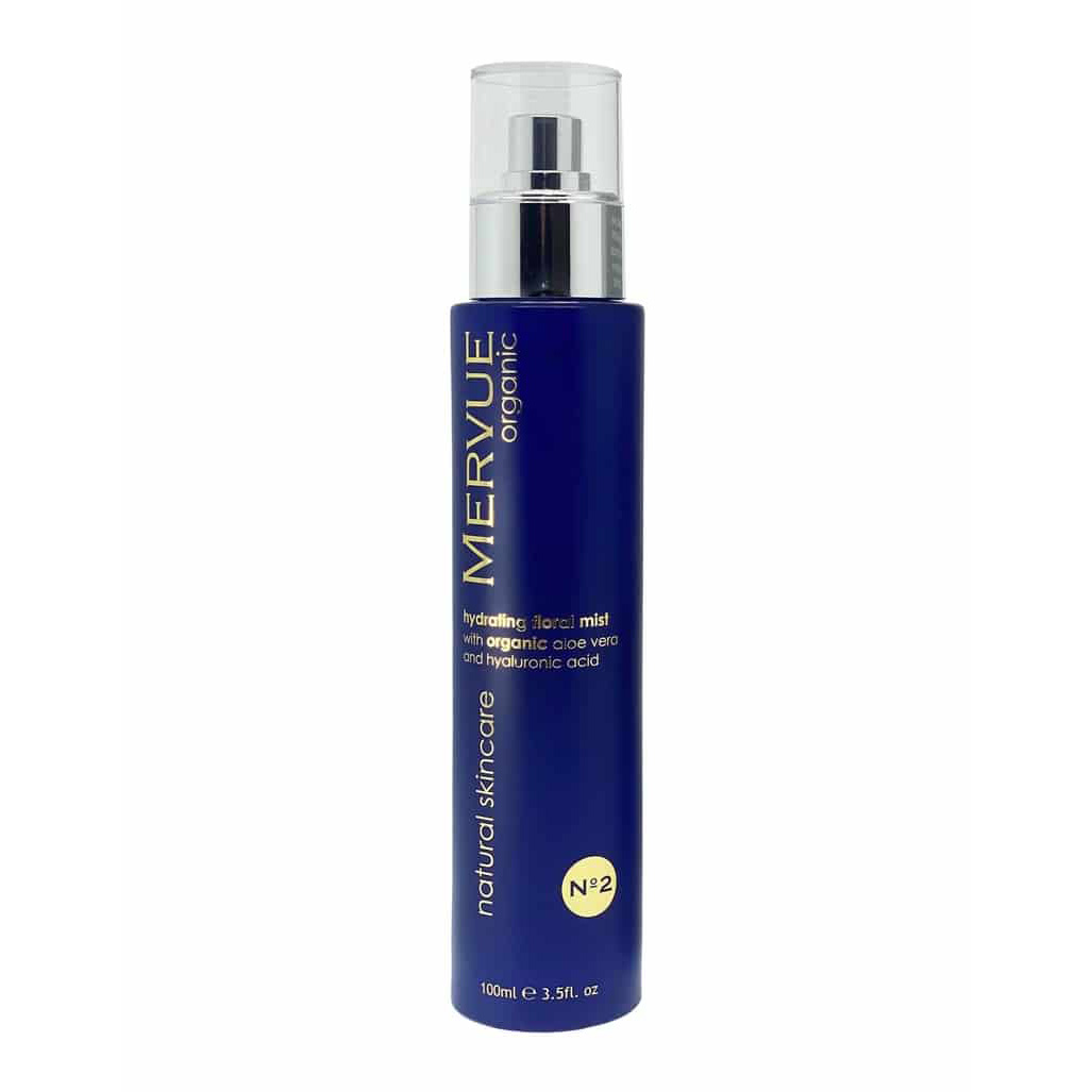 Mervue Organic Hydrating Floral Mist With Aloe Vera and Hyaluronic Acid ...