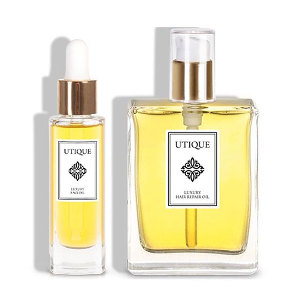 Utique Luxury Face and Hair Oil Set | Luxury Beauty, Skincare ...